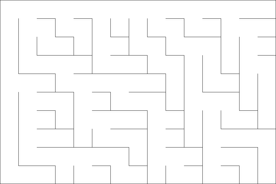 Solved correct my code so it can generate a maze like the | Chegg.com