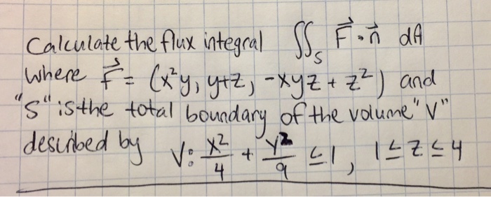 Solved Calculate the flux integral doubleintegral_S vector F | Chegg.com