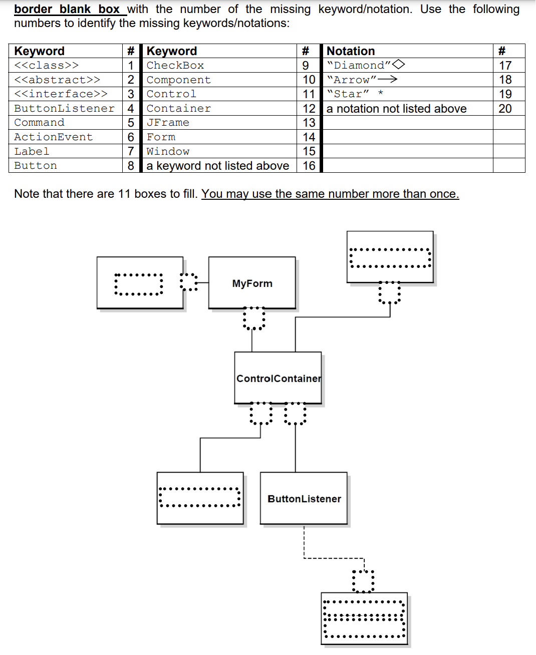 Solved 3. UML-Drawing Question. A CN1 program displays a | Chegg.com