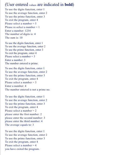Solved Write a function, called digits function that is able | Chegg.com