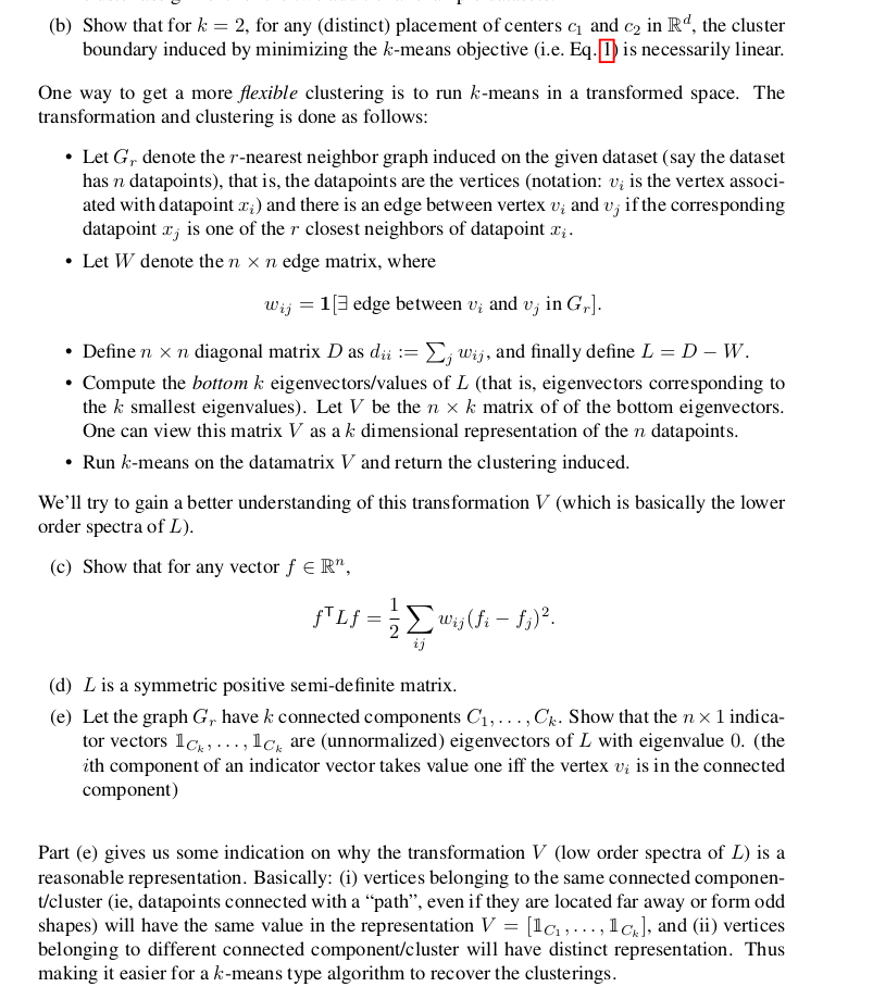 Solved 3 Studying k-means Recall that in k-means clustering | Chegg.com
