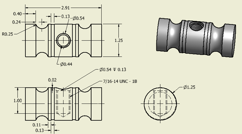 Solved Operation sheet for this workpiece. Material: Brass | Chegg.com