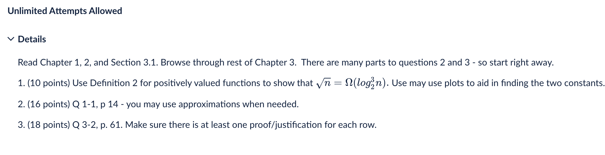 Details Read Chapter 1, 2, and Section 3.1. Browse | Chegg.com