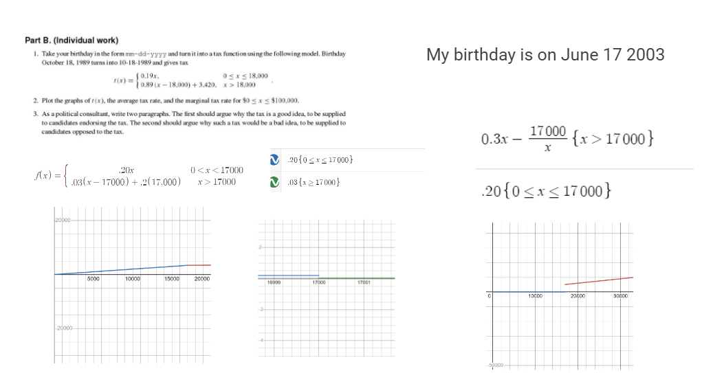 Solved Part B. (Individual work) 1. Take your birthday in | Chegg.com