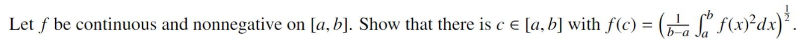 Solved Let f be continuous and nonnegative on [a,b]. Show | Chegg.com