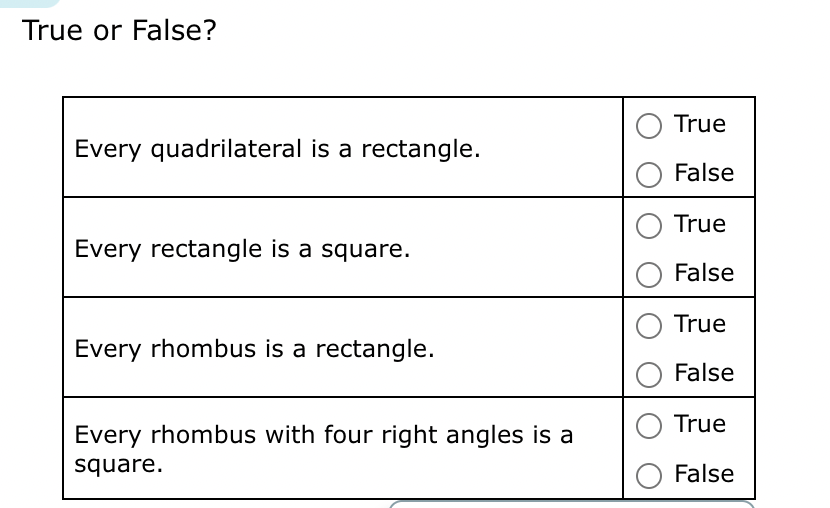 Solved True or False? | Chegg.com