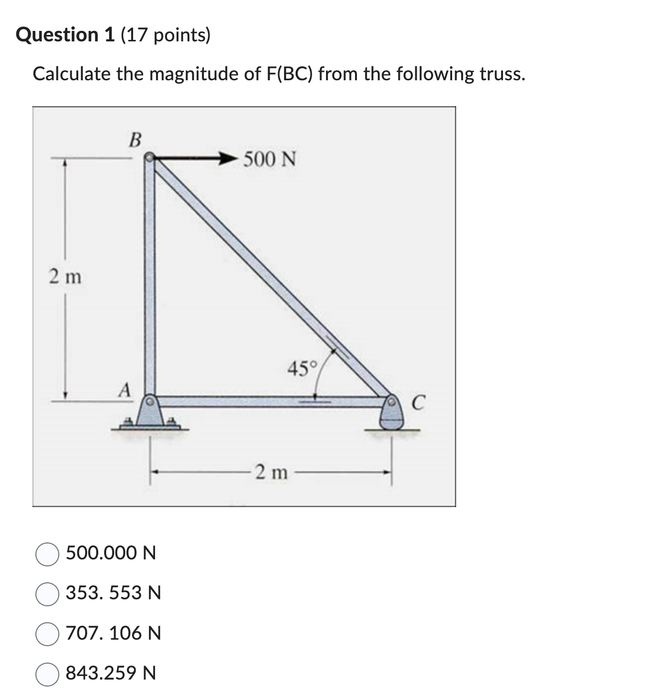 Solved Question 1 (17 ﻿points)Calculate the magnitude of | Chegg.com