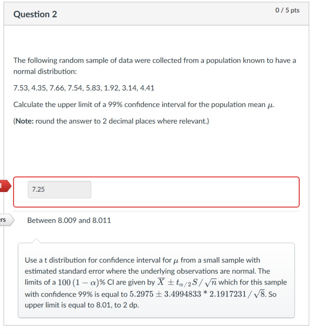 Solved Explain how to do thisThe following random sample of | Chegg.com