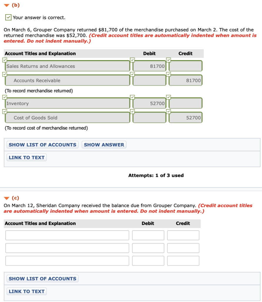 Solved Brief Exercise 5-04 a-c (Part Level Submission) | Chegg.com