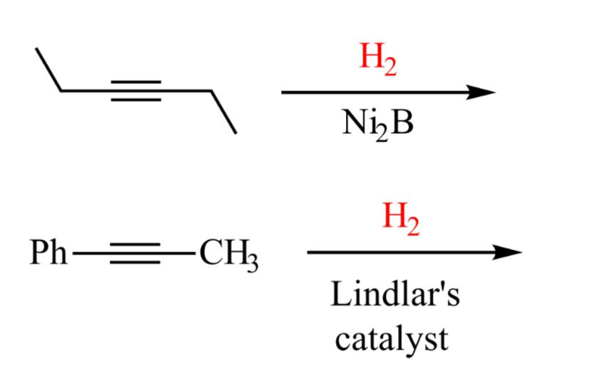 Solved На Ni2B На Ph- CHz Lindlar's catalyst | Chegg.com