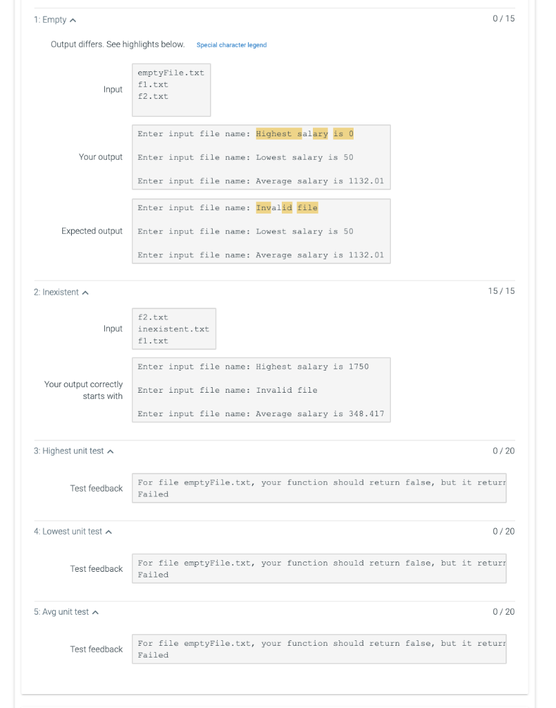 Solved HW9 (100 points out of 100) Write a program that, | Chegg.com