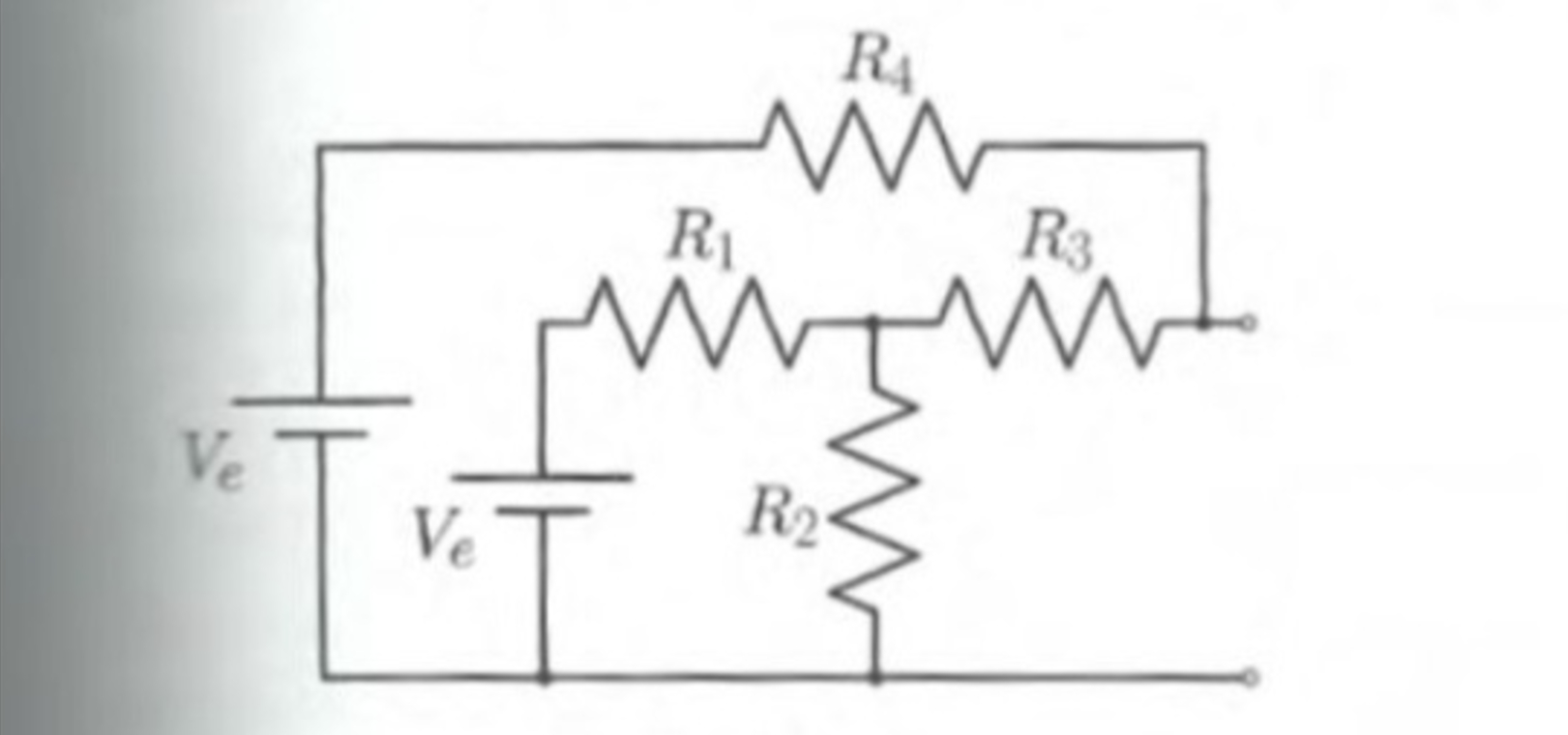 Solved Using superposition principle, calculate veq. | Chegg.com