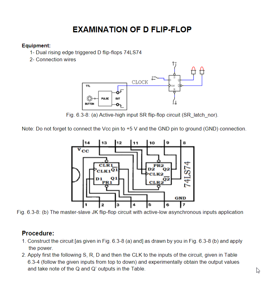 Solved 1 Construct The Circuit As Given In Fig 63 8 A 8309