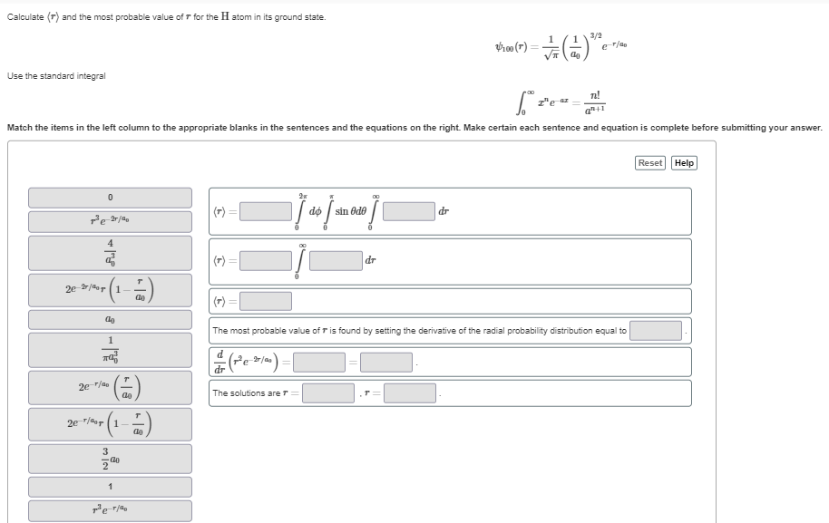 Calculate R And The Most Probable Value Of R For