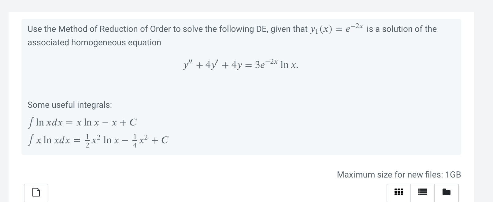 Solved Use the Method of Reduction of Order to solve the | Chegg.com
