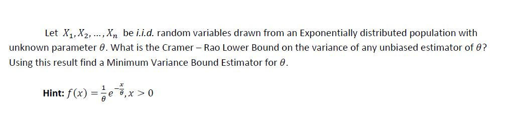 Solved Let X1, X2, ..., Xn be i.i.d. random variables drawn | Chegg.com