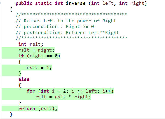 Solved The Second Function Computes The Power But Inverses 