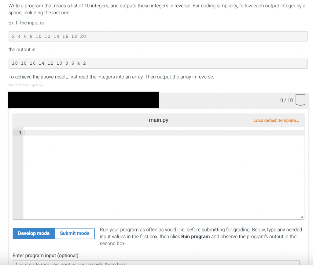 Solved Write a program that reads a list of 10 integers, and | Chegg.com