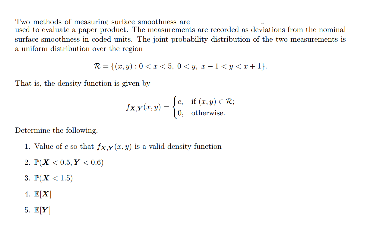 Solved Two methods of measuring surface smoothness are used | Chegg.com