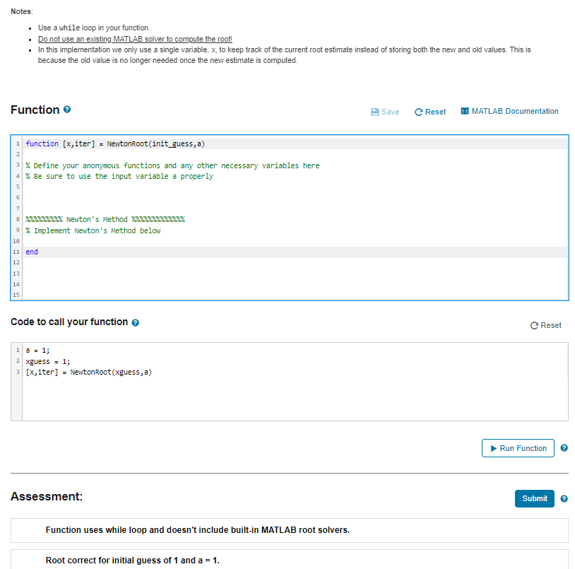 Solved Applying Newton's Method for Locating Roots My | Chegg.com