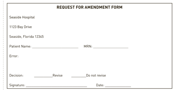 You just had your first request for an amendment of | Chegg.com