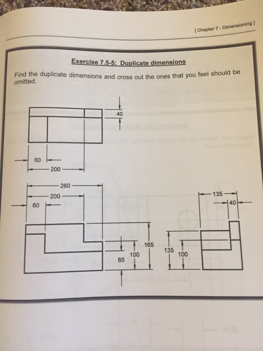 Solved [ Chapter7 Exercise 7.5-5: Duplicate dimensions Find | Chegg.com