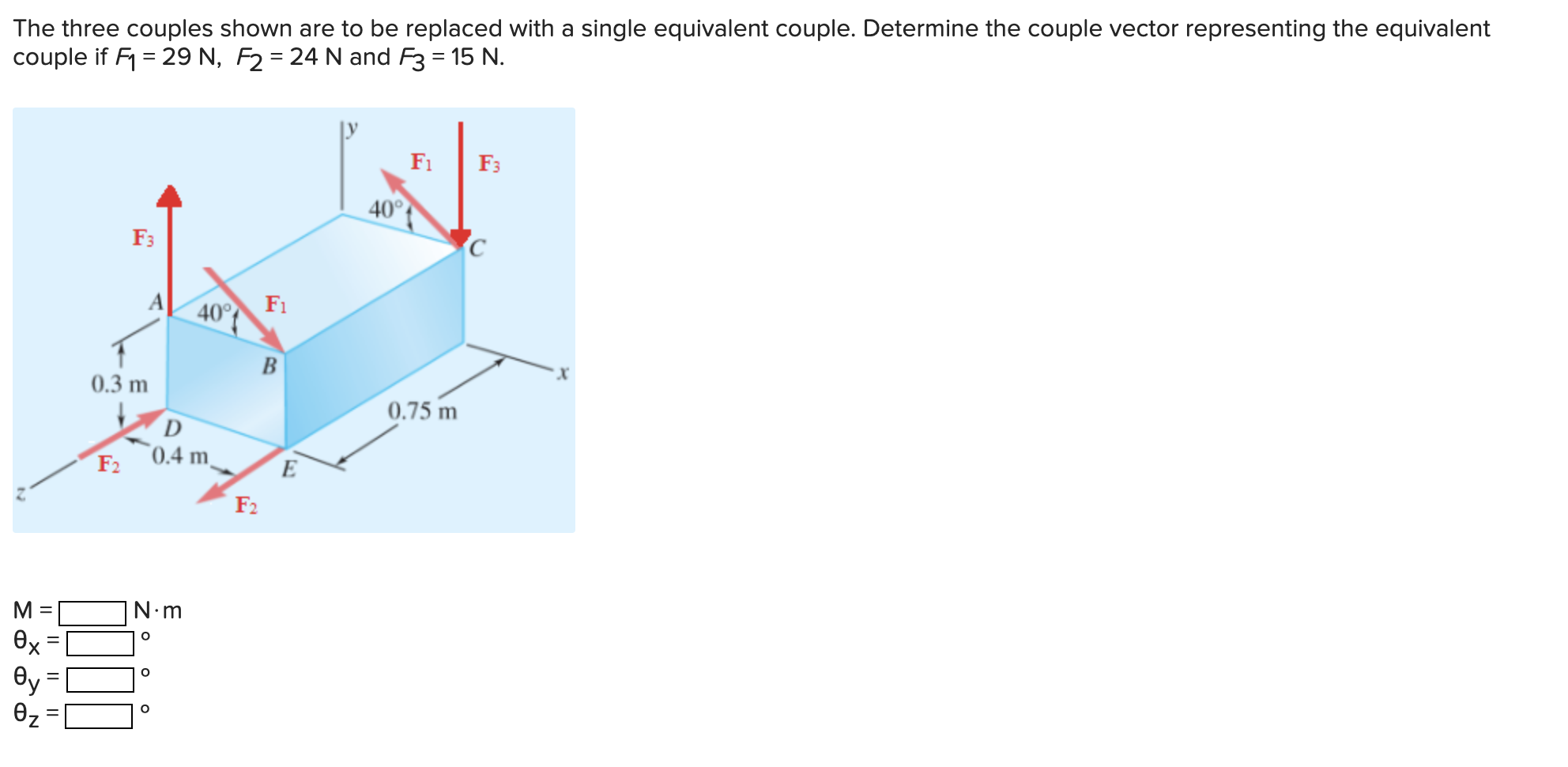 Solved The three couples shown are to be replaced with a | Chegg.com