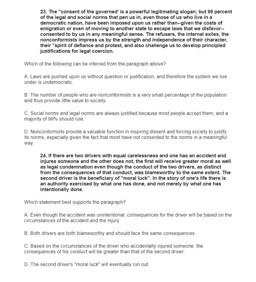 23. The "consent of the governed' is a powerful | Chegg.com