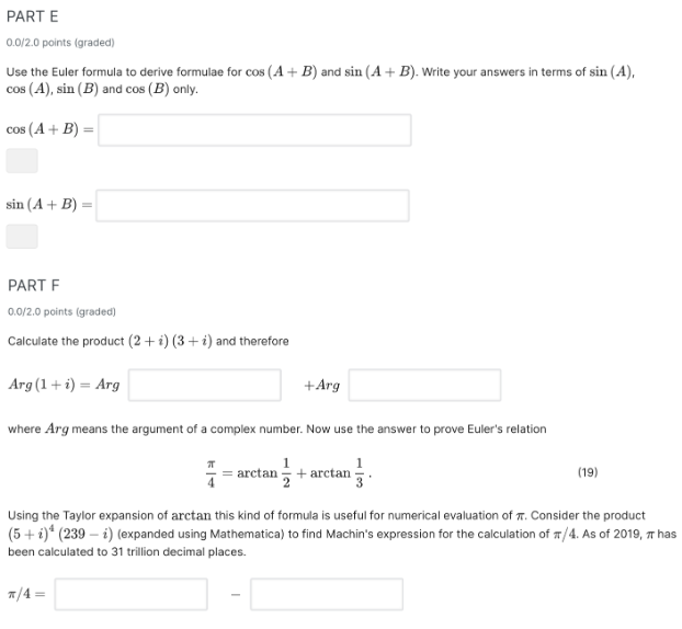 Solved Problem 3 Complex Number Practice 0.0/2.0 points | Chegg.com