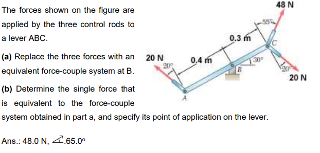 Solved The forces shown on the figure are applied by the | Chegg.com