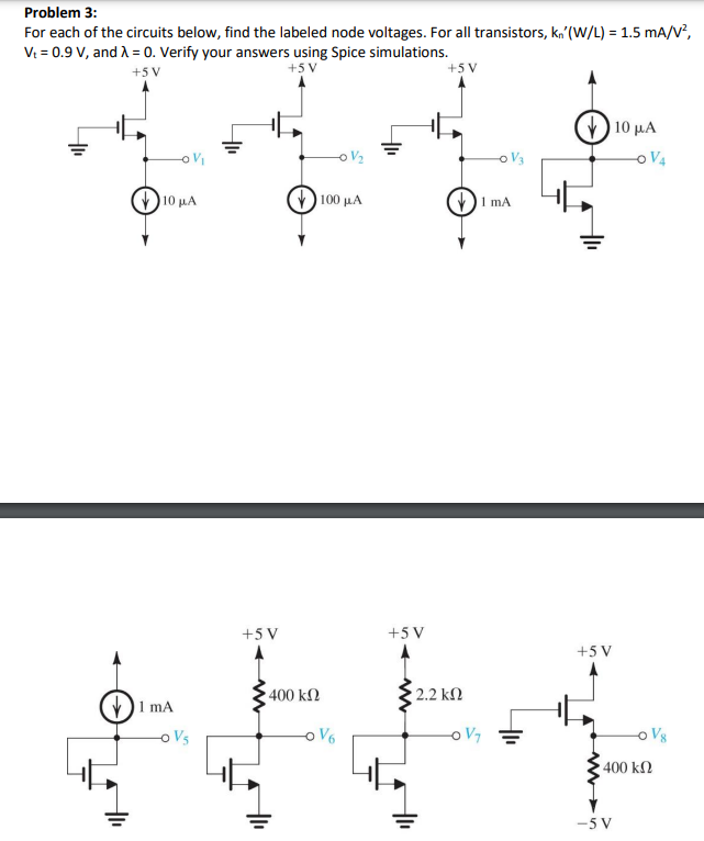 Solved Bear in mind that SPICE circuit simulations are | Chegg.com