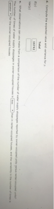 Solved ed and renter s had a The American Housing Survey | Chegg.com