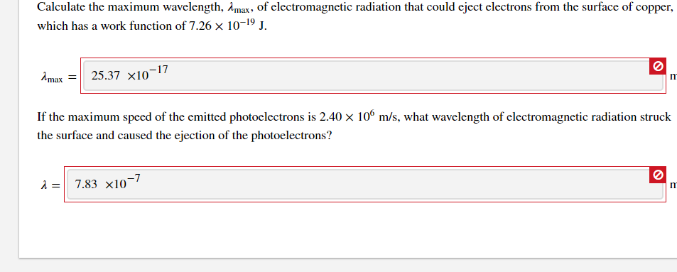 Solved Calculate the maximum wavelength, imax, of | Chegg.com Solved Calculate the maximum wavelength, imax, of | Chegg.com