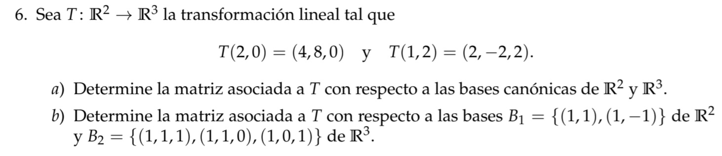 Solved 6. Let T: R^2 -> R^3 be the linear transformation | Chegg.com
