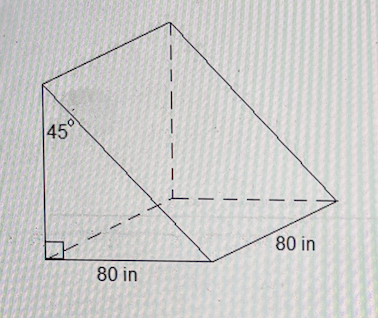 Solved .Find the lateral area of the triangular prism. | Chegg.com