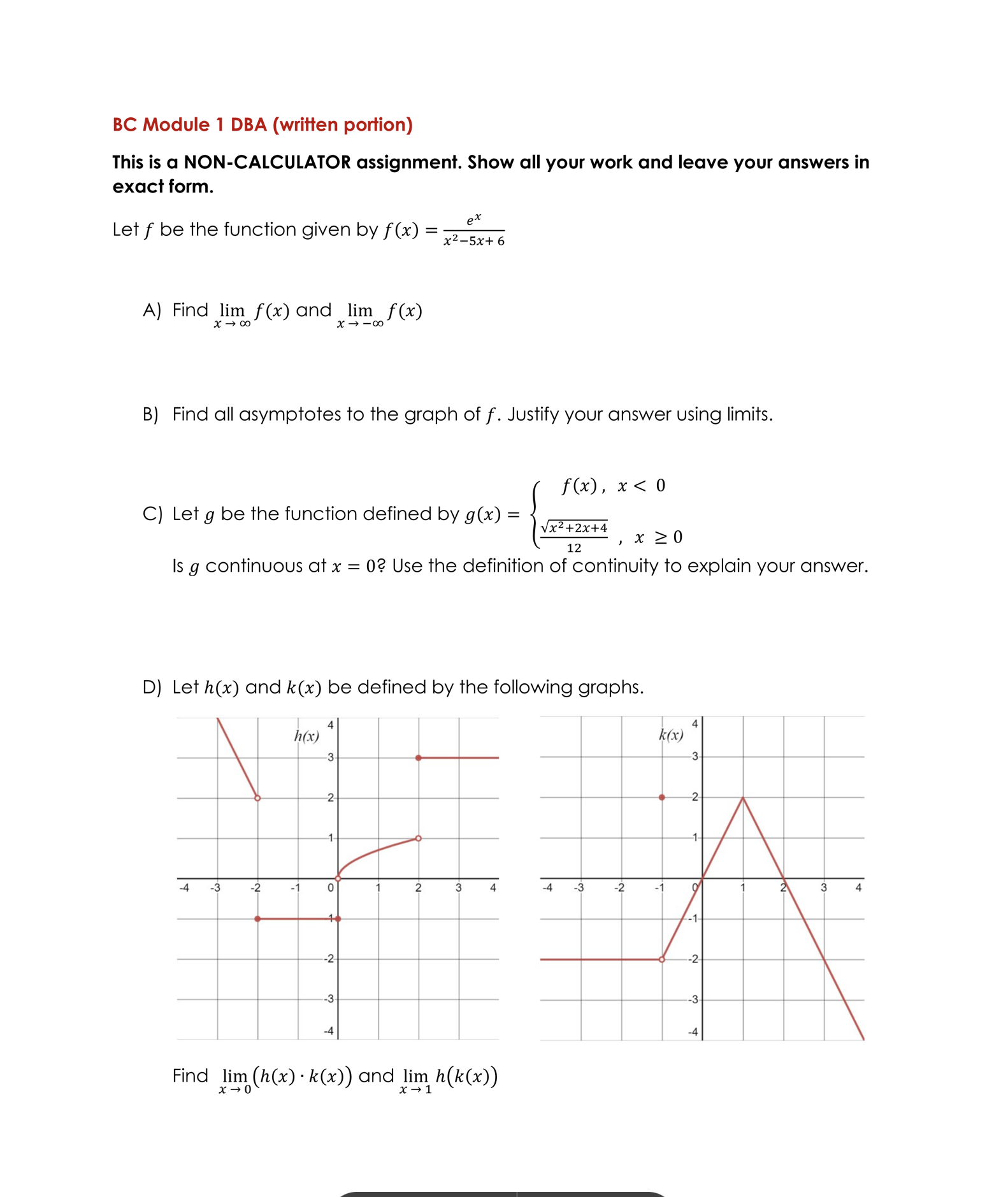 Solved BC Module 1 ﻿DBA (written portion)This is a | Chegg.com