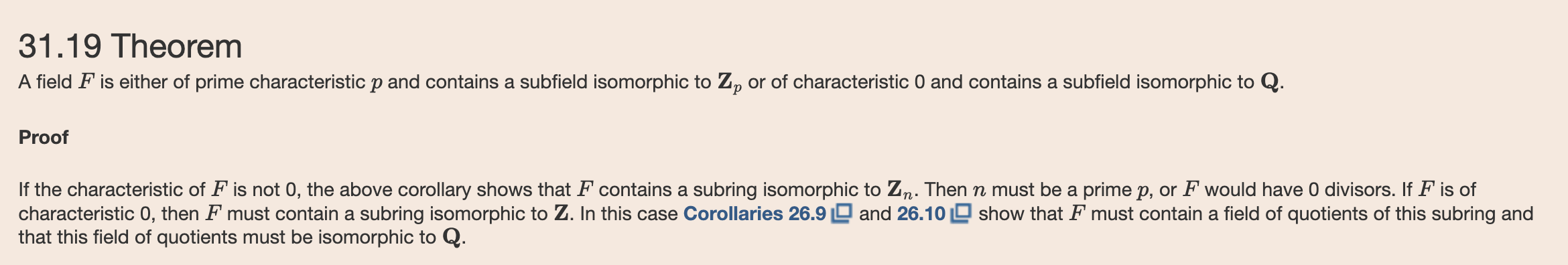 Solved There is a field E with 32 elements. Determine which | Chegg.com