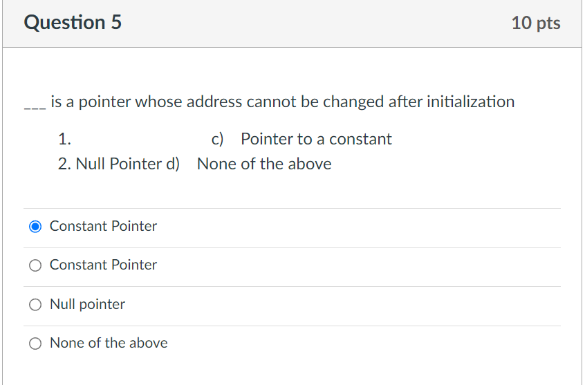 Solved Is The De Reference Operator Which Is Sued To 