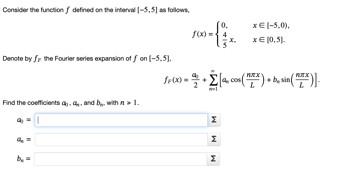 Solved Consider the function f ﻿defined on the interval -5,5 | Chegg.com