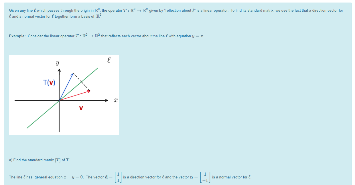 Solved Given any line & which passes through the origin in | Chegg.com