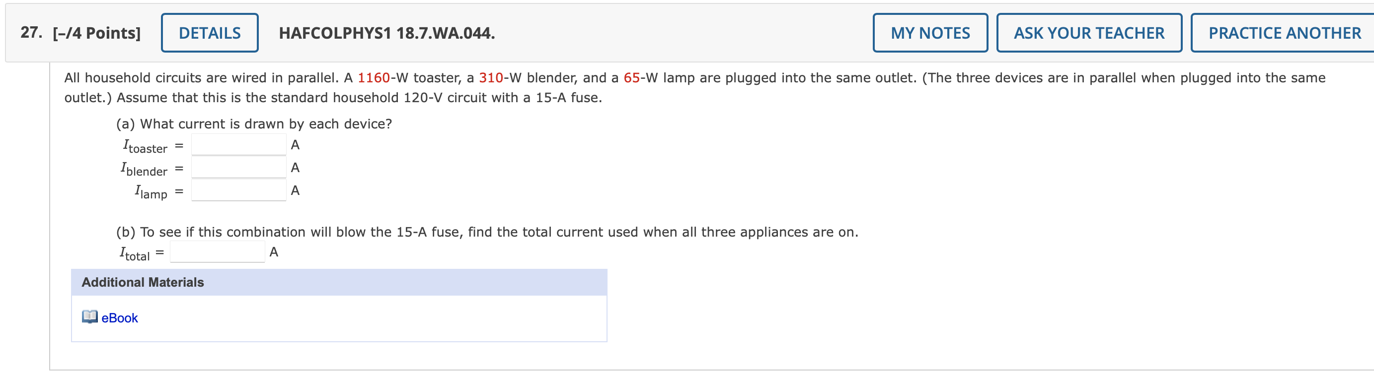 Solved outlet.) Assume that this is the standard household | Chegg.com