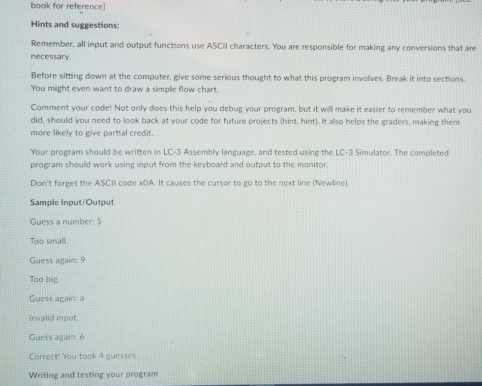 Solved Program l: A Simple Guessing Numbers Game Problem | Chegg.com Solved Program l: A Simple Guessing Numbers Game Problem | Chegg.com