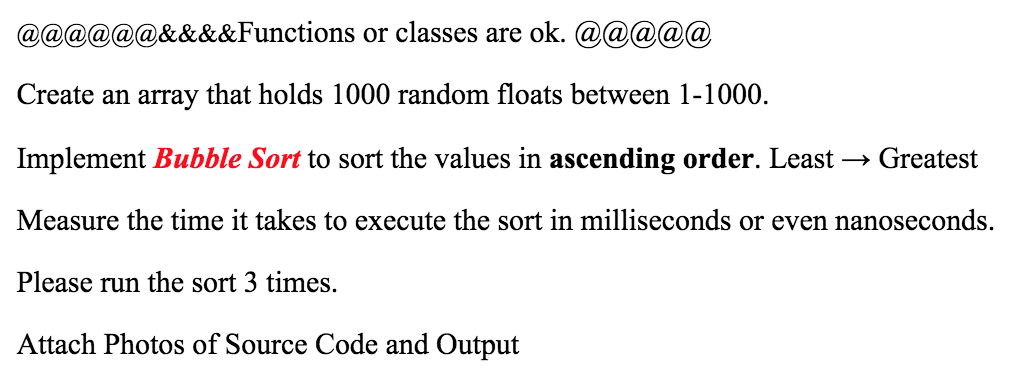 Solved @@@@@@&&&&Functions or classes are ok. @@@@@ Create | Chegg.com