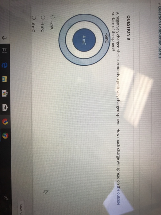 Solved Question Completion Status: QUESTION 8 A negatively | Chegg.com
