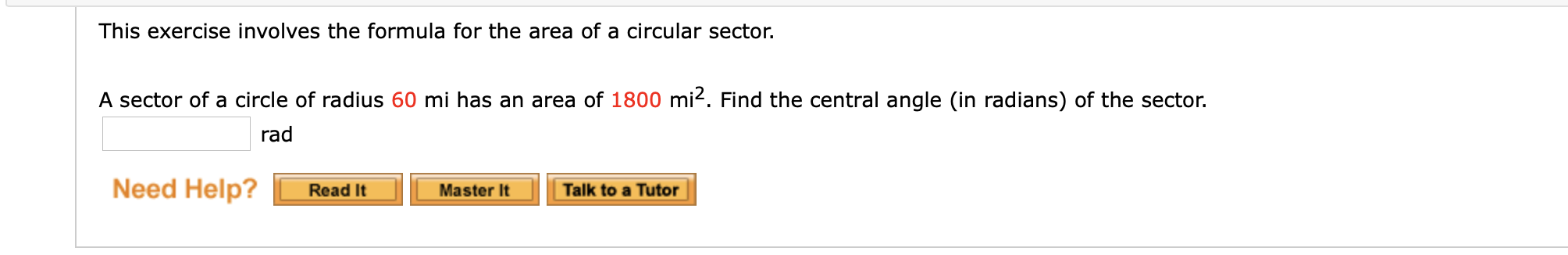Solved This exercise involves the formula for the area of a | Chegg.com