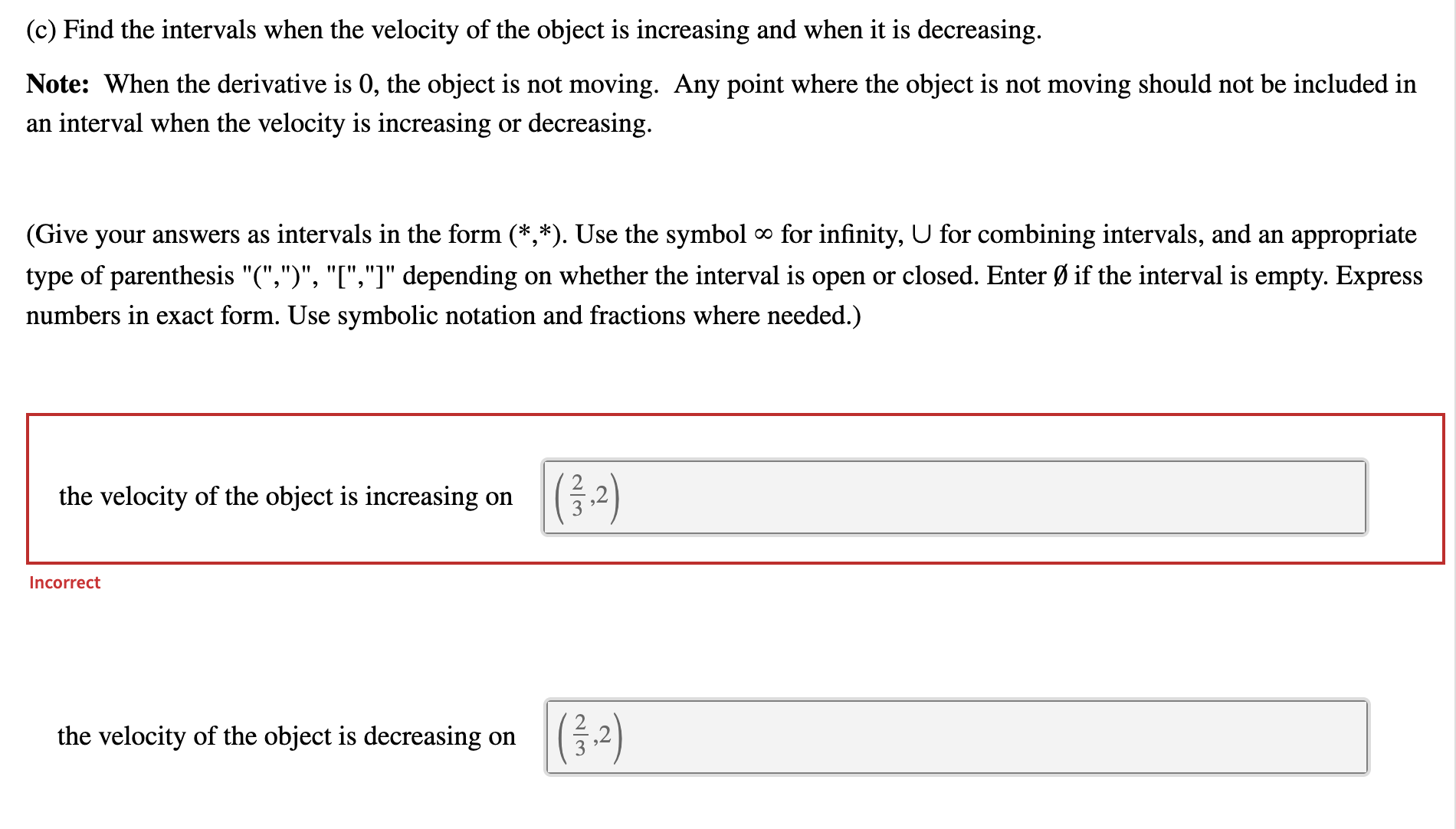 Solved an object in rectilinear motion moves along a | Chegg.com