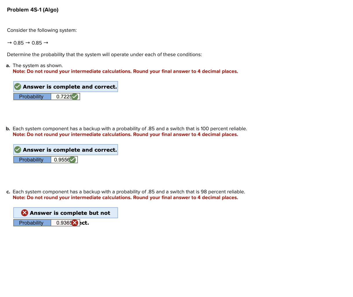 Solved Problem 4S-1 (Algo)Consider the following | Chegg.com