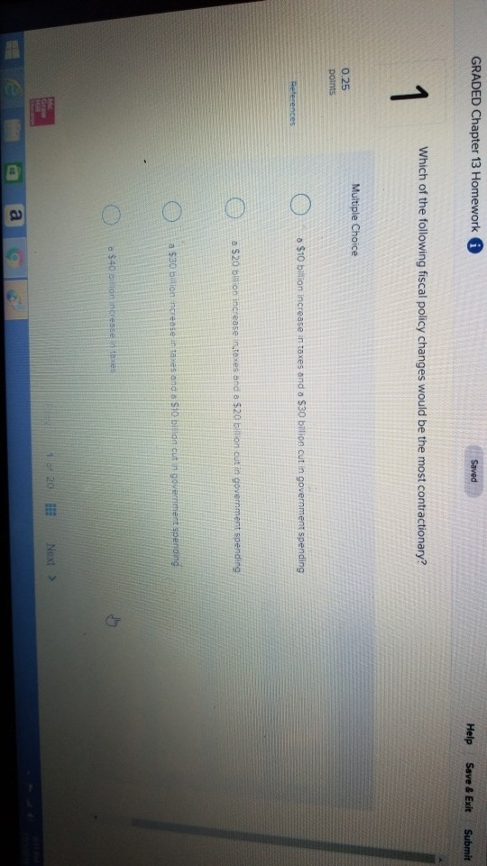 Solved GRADED Chapter 13 Homework Saved Help Save & Exit | Chegg.com Solved GRADED Chapter 13 Homework Saved Help Save & Exit | Chegg.com