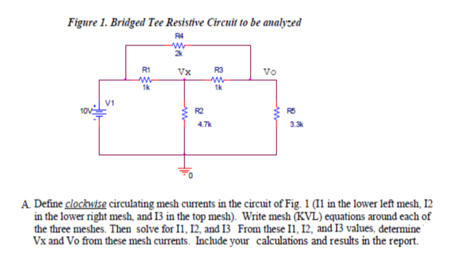Solved Define the clockwise circulating mesh currrent in the | Chegg.com