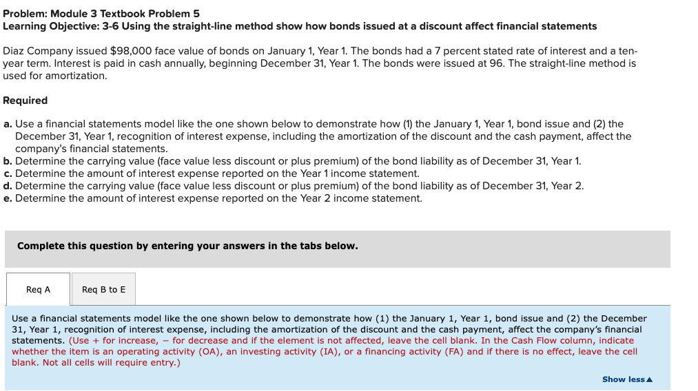 Solved Problem: Module 3 Textbook Problem 5 Learning | Chegg.com